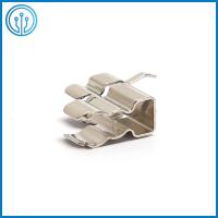 China PCB Mount Nickel Plated Brass Siamese Fuse Clip for 5x20mm & 6x30mm Cartridge Fuses - 250V 15A Rating for sale