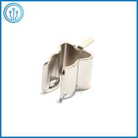 China 6x30mm 3AG Ceramic Glass Cartridge Fuse Holder FS-006 15A 250V Brass Nickel Plated for sale