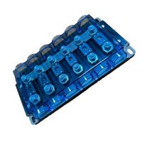 China 6 Way Blue Sea Bussmann Automotive Marine Bolt On Mega Fuse Block 500A 80VDC for sale