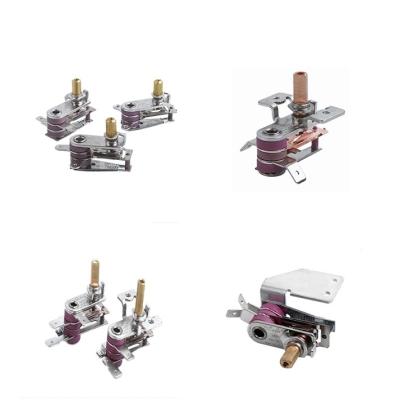 China KST Adjustable Thermal Switch Bimetal Thermostat 10A 16A 250℃ Max Temperature for Electric Stove Oven Heating Appliances for sale