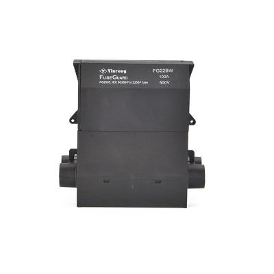 China Australia House Type Black HRC Service Fuse Holder 100A 690V with 80kA Short-Circuit Capacity for Domestic Electrical Protection for sale
