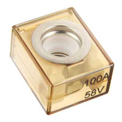 China IP66 Waterproof Terminal Fuse 58V 100A Bolt Down for Automotive RV Marine Circuit Protection for sale