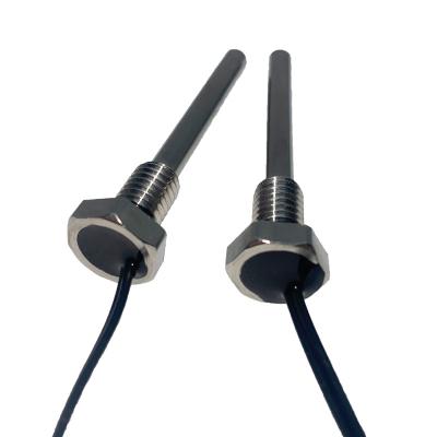China NTC Temperature Sensor 10K 3950 Stainless Steel M8x40 Probe UL2651 26AWG Cable 20cm for sale
