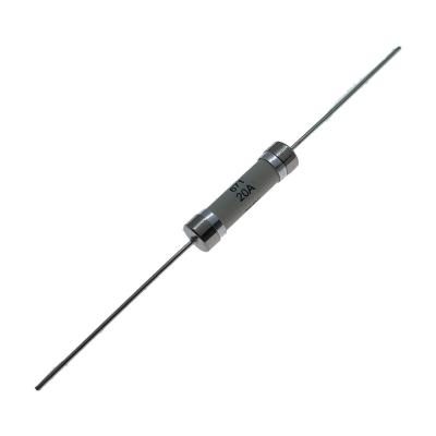 China 671 Series 6x25mm 20 Amp Ceramic Fuse 75V Time Lag Miniature Cartridge Fuse for 5G Base Stations for sale