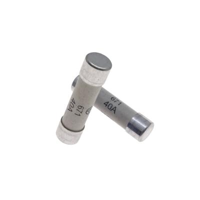 China 6x25mm Ceramic Cartridge Fuse 10A 30A 40A cURus UL248-1 Time-Lag 75VDC for sale
