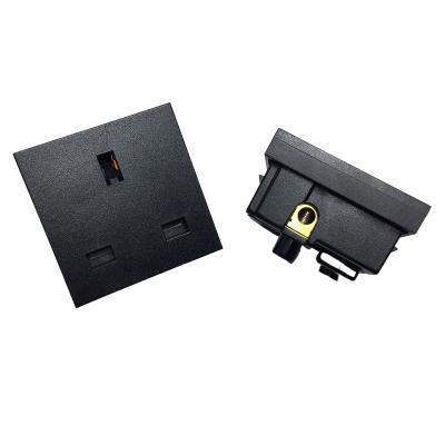China TUV Approved UK Type Electrical Socket Outlet 13A 250V AC with 45x45mm Panel Cut-out - RB-02(B209) for sale