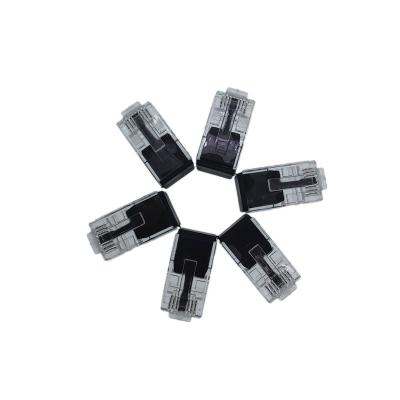China Cat5e Shielded RJ45 Modular Plug Connector 8P8C with 120 Ohm Resistor - 1.5A Rating, 750 Insertion Cycles for sale