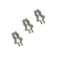China Nickel Plated Brass PCB Mount Fuse Clip FS-001 for 5x20mm Glass Ceramic Fuse 15A 250V for sale