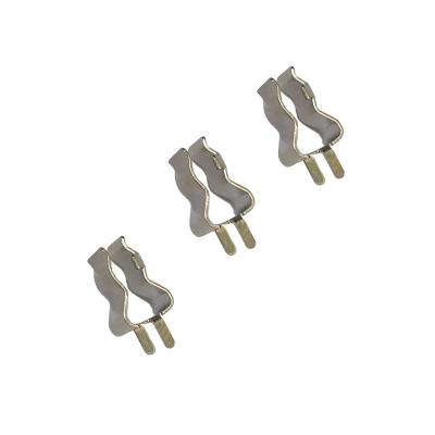 China Nickel Plated Brass PCB Mount Fuse Clip FS-001 for 5x20mm Glass Ceramic Fuse 15A 250V for sale