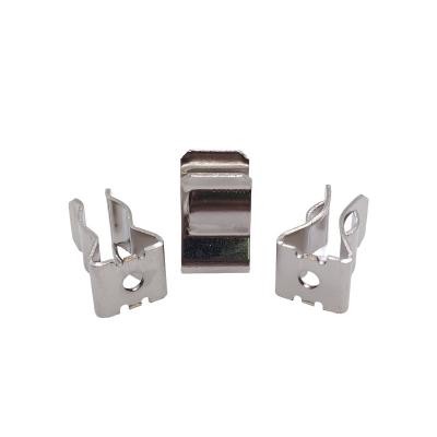 China Nickel Plated Brass 10x38mm PCB Fuse Clip 30A 250V AC for Solar PV Midget Fuse Holder for sale