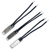 China KSD9700 Metal Housed Bimetal Thermostat Temperature Switch 100°C 5A 250V NO Thermal Protector for sale