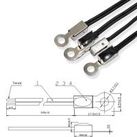 China NTC 10KOHM 3988K Ring Lug Eyelet Temperature Sensor Probe 500mm Wire for Surface Measurement for sale