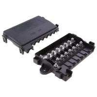 China ZC-1M7S 7 Way DC MEGA MIDI Fuse Box 200A Heavy Duty Power Distribution Block for RV Car Boat Bus for sale