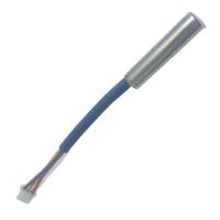 China 6x25mm Nickel Plated Brass DS18B20 Temperature Sensor GX18B20 1-Wire Digital with 50mm 26AWG Cable for sale