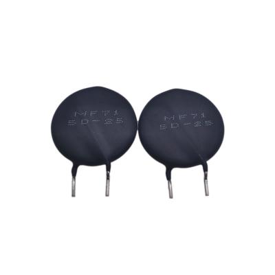 China Disc Epoxy Power NTC Thermistor MF71-5D-25MY 5 Ohm 12A For Inrush Current Limiting for sale