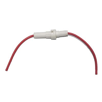 China 6.35x32mm 3AG Ceramic Cartridge Inline Fuse Holder XY-702A 600V 30A 12AWG Cable for sale