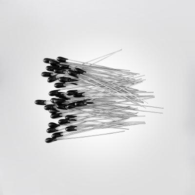 China Epoxy Coated NTC Thermistor 100K 1% 3950 with 1.5mm 2.0mm Pitch for Temperature Sensing for sale
