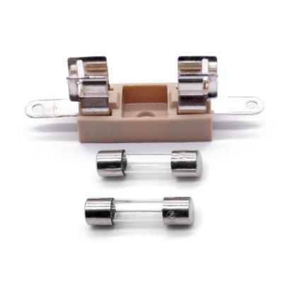 China CNAMPFORT XY-15A PCB Mount Fuse Block PTF-10 6.3A 250V for 5x20mm Glass Tube Fuse for sale