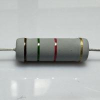 China KNP Wirewound Resistor 6W 1500RJ 8x24mm with Fuse Protection 0.01-1000 Ohm Range for sale