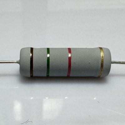 China KNP Wirewound Resistor 6W 1500RJ 8x24mm with Fuse Protection 0.01-1000 Ohm Range for sale