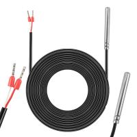 China Waterproof RTD PT1000 CLASS B Stainless Steel Temperature Sensor With 3m 5m PVC Sheathed Cable for sale