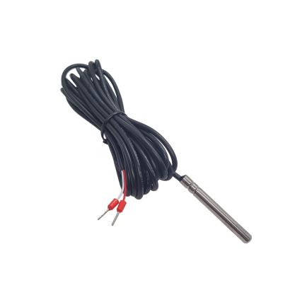 China 2 Wire 6mm Dia 60mm Long PT1000 Class B RTD Sensor 3m For Solar Water Heater Collector Temperature Sensing Controller System for sale