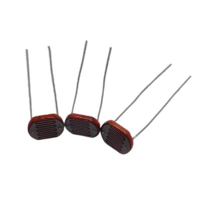 China Visible Light Sensor CDS Photoresistor GL10516 GL10528 GL10537 GL10539 5-100KΩ 200V Photocell for sale
