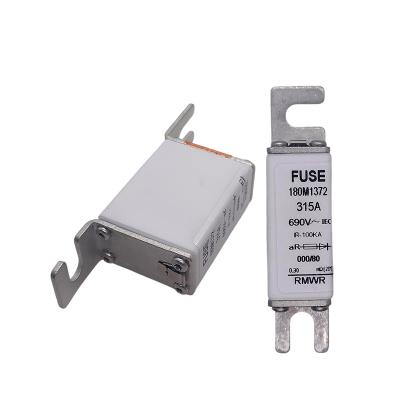 China Bolt-on LV HRC NH000 AR 315A 690V SITOR Fuse Link for Semiconductor Protection for sale