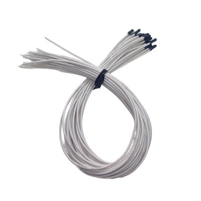 China Ultra Soft NTC Thermistor Temperature Thermal Sensor MF52D 10K 3435 With Silicone High Voltage Wire for sale