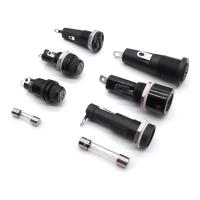 China Panel Mount Screw Cap Fuse Holder for 5x20mm 6x30mm 10x38mm Fuses 6.3A 10A for sale