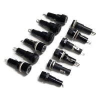 China Panel Mount Screw Cap Fuse Holder for 5x20mm 6x30mm 10x38mm Fuses 6.3A 10A for sale