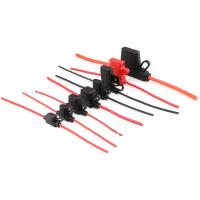 China PCB Mount MINI Blade Fuse Holder 1530007 SL-1537 Horizontal 15A 32V for 297 Fuse for sale