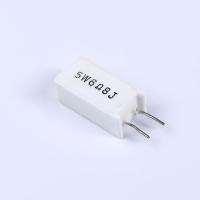 China Radial Ceramic Cement Resistor Assembly 5W 10 Ohm with Thermal Fuse Overheat Protection for sale