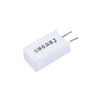 China Radial Ceramic Cement Resistor Assembly 5W 10 Ohm with Thermal Fuse Overheat Protection for sale