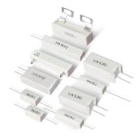 China Radial Ceramic Cement Resistor Assembly 5W 10 Ohm with Thermal Fuse Overheat Protection for sale