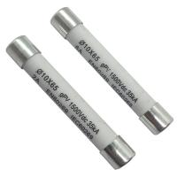 China 1500VDC 10x65mm Solar PV Fuse Link 2A Cylindrical Photovoltaic Fuse for Solar Power Protection for sale