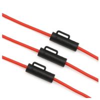 China Sealed Waterproof Wire Lead DM 5.2x20 1A 6x30 20A Inline Fuse Holder for Automotive Boat RV Battery for sale