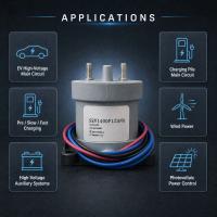 China Full Seal High Voltage DC Contactor 50A-600A 12-1000V for EV Charging Pile Wind Power Photovoltaic for sale