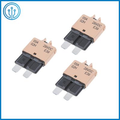 China E39 Series Manual Reset Thermal Circuit Breaker 28V DC 5-30A ATC Blade Automotive Protection for sale