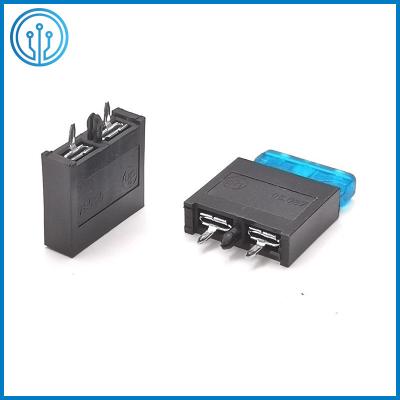 China 8-Pin PCB Mount Fuse Holder for ATC Blade Fuses - 30A 80V Rating with UL94V-0 Nylon Construction for sale