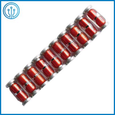 China MF59 Glass Encapsulated NTC Thermistor 100K 3950 B Value, 10mW Power, -55℃ to +300℃ Range for sale