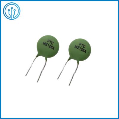 China MZ126A PTC Thermistor 12Ω ±30% 270V 2A 10mm Silicone Coated Overcurrent Protection Resistor for sale