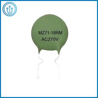 China MZ71-18RM 18Ω PTC Thermistor for CRT Degaussing - 7.5mm Pitch, 270V Rating for sale
