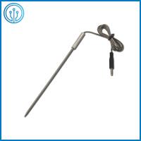 China 4K Ohm NTC Thermistor Temperature Sensor Probe Stainless Steel 350C Meat Cooking for sale