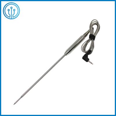 China 98.63K Ohm 1% BBQ Temperature Sensor Probe with 350°C Range and 8s Response Time for Grill Monitoring for sale