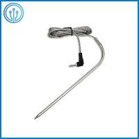 China PT1000 4070K Thermistor Food Temperature Probe 100KΩ with 380°C Cable for Oven and Grill for sale