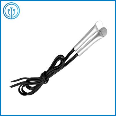 China Aluminum Shell NTC Thermistor Temperature Sensor 2.2K Ohm 3950K 5x35mm for Automotive HVAC for sale