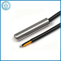 China DS18B20 Digital Temperature Sensor Probe 15m 26AWG Cable -55℃ to +125℃ Range Waterproof for sale