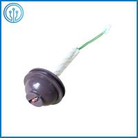 China Glass Sealed 100k Ohm NTC Thermistor Sensor with 3950 B Value for Induction Cookers - 2 Pin Design for sale