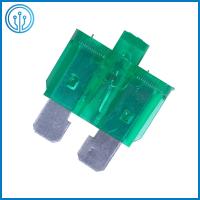 China Zinc Alloy LED Glow Automotive Blade Fuses 15A-40A 32V DC SAE J1284 Compliant for sale